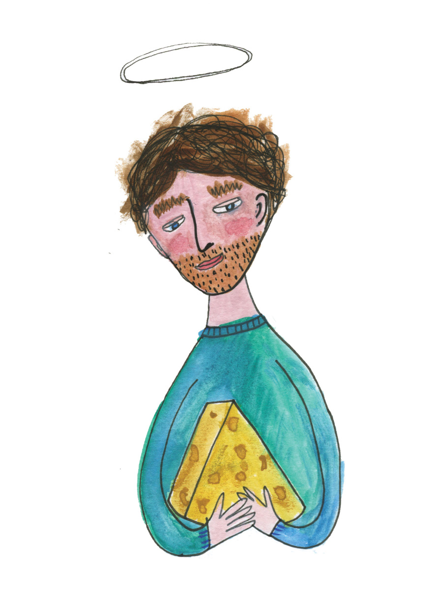 Cheesus Christ - Georgie Lister-Fell Illustration