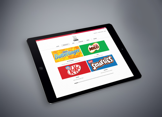 Nestle website - Hex Hoang