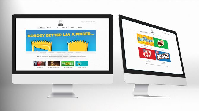 Nestle website - Hex Hoang