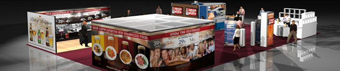 Anheuser-Busch NRS Trade Show Booth - Lee Essner Design