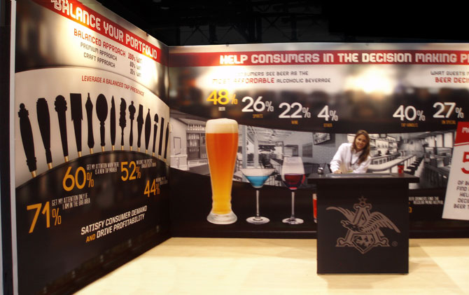 Anheuser-Busch NRS Trade Show Booth - Lee Essner Design