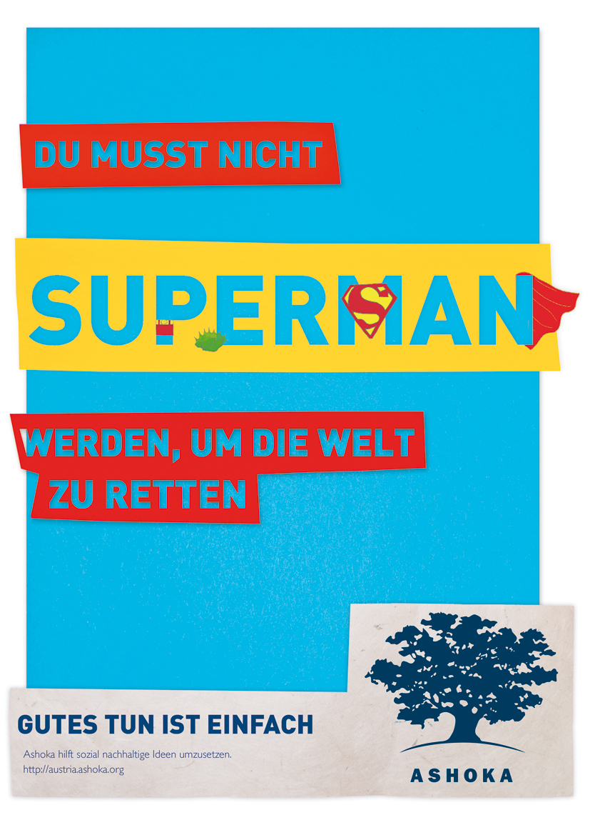 Print ads for the NGO "Ashoka" - Viktoria Kivi Huber