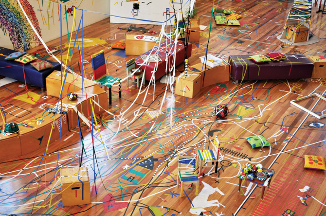 Tape It : Collaborative Drawing - Briony Barr