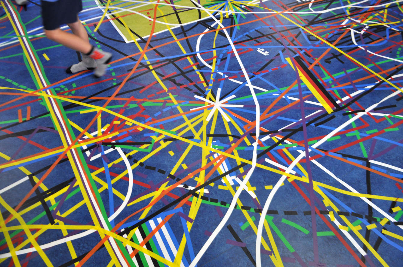 Tape It : Collaborative Drawing - Briony Barr