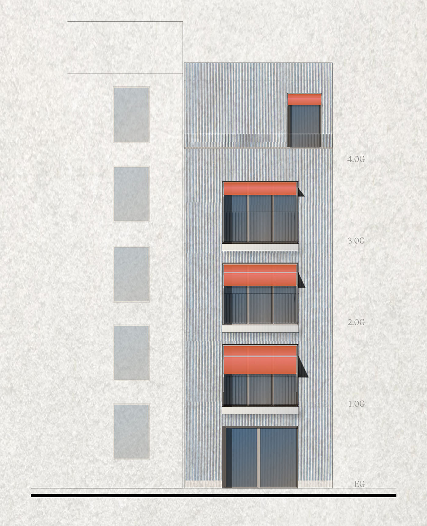 urban micro tower Budapest - www.studiomolter.com