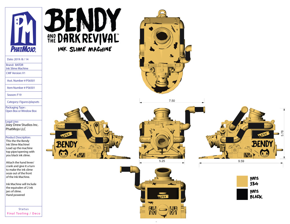 Bendy And The Ink Machine - Daniel Garcia Design Portfolio