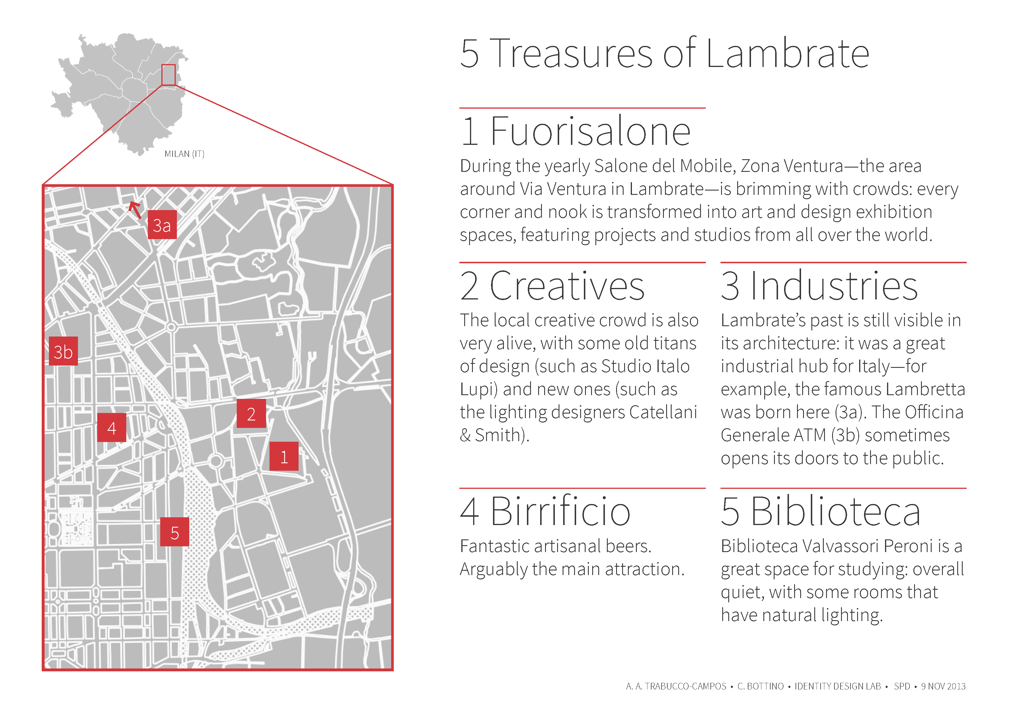 01 // Five Treasures Of Lambrate - Repository of a.a. Trabucco-Campos