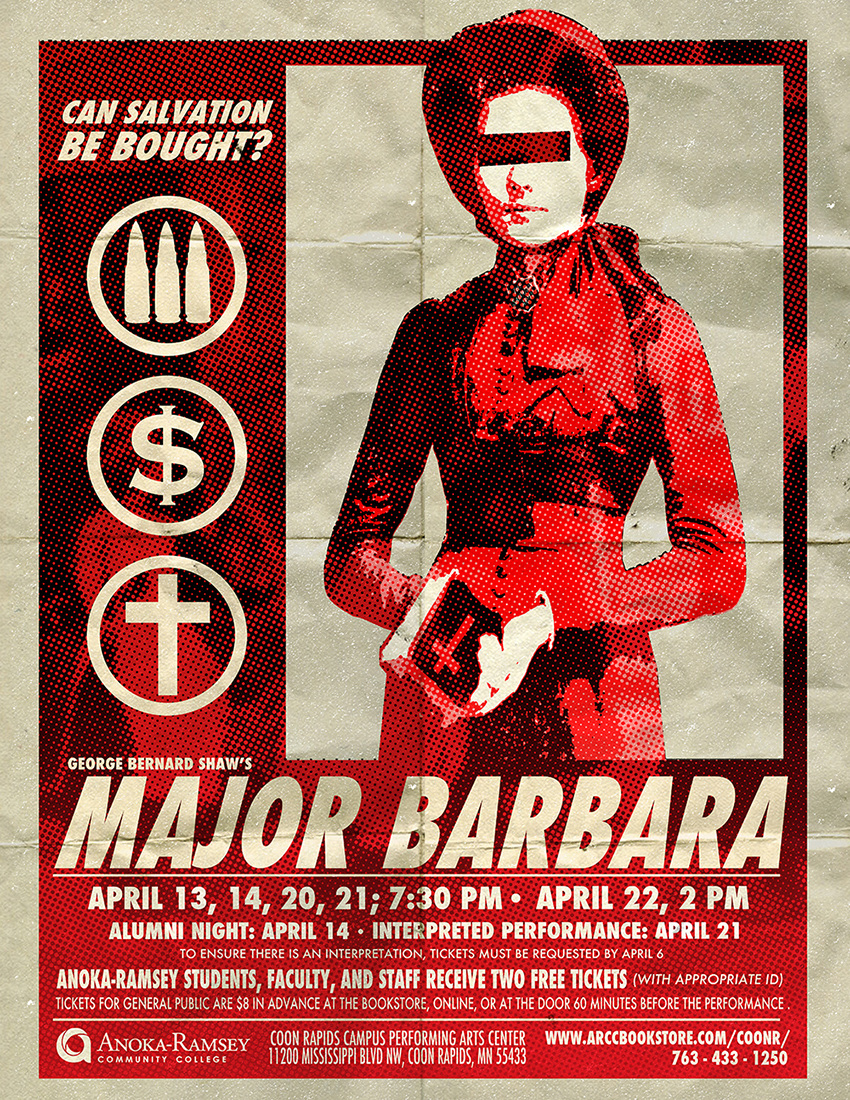 Major Barbara - CM Dugan | Graphic Design