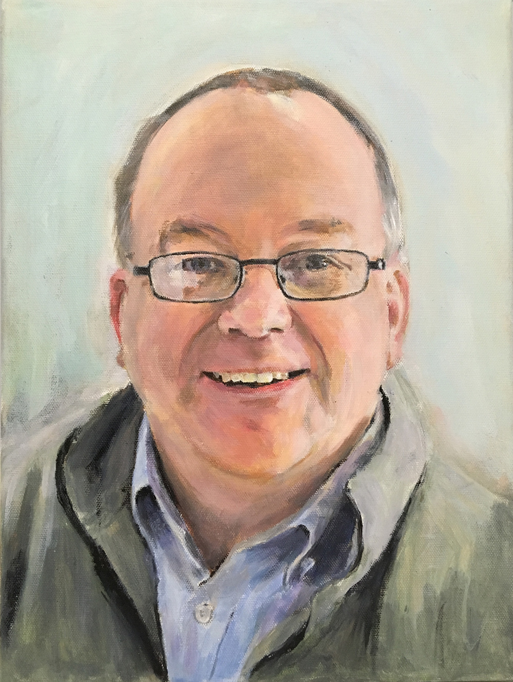 Acrylic portraiture - Alan Bragg Art