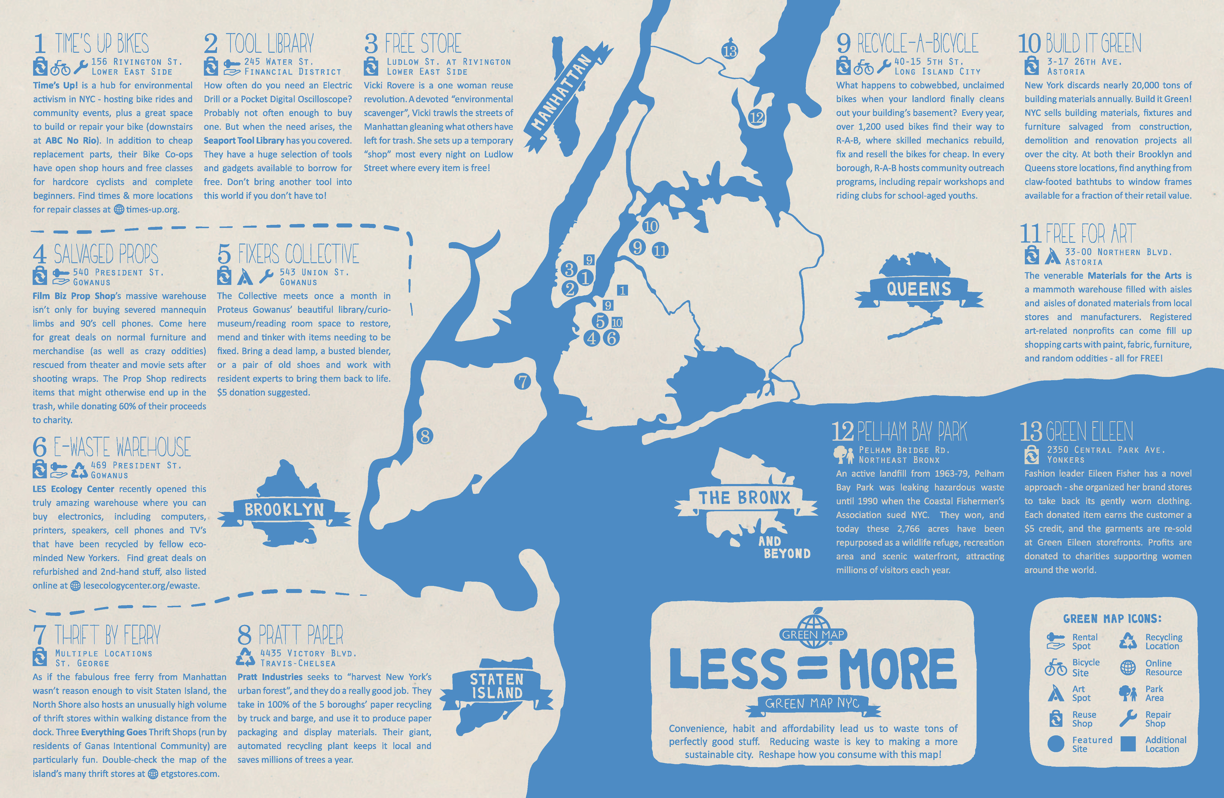 Less = More NYC Waste Map - Aaron Reiss: Journalist and Mapmaker