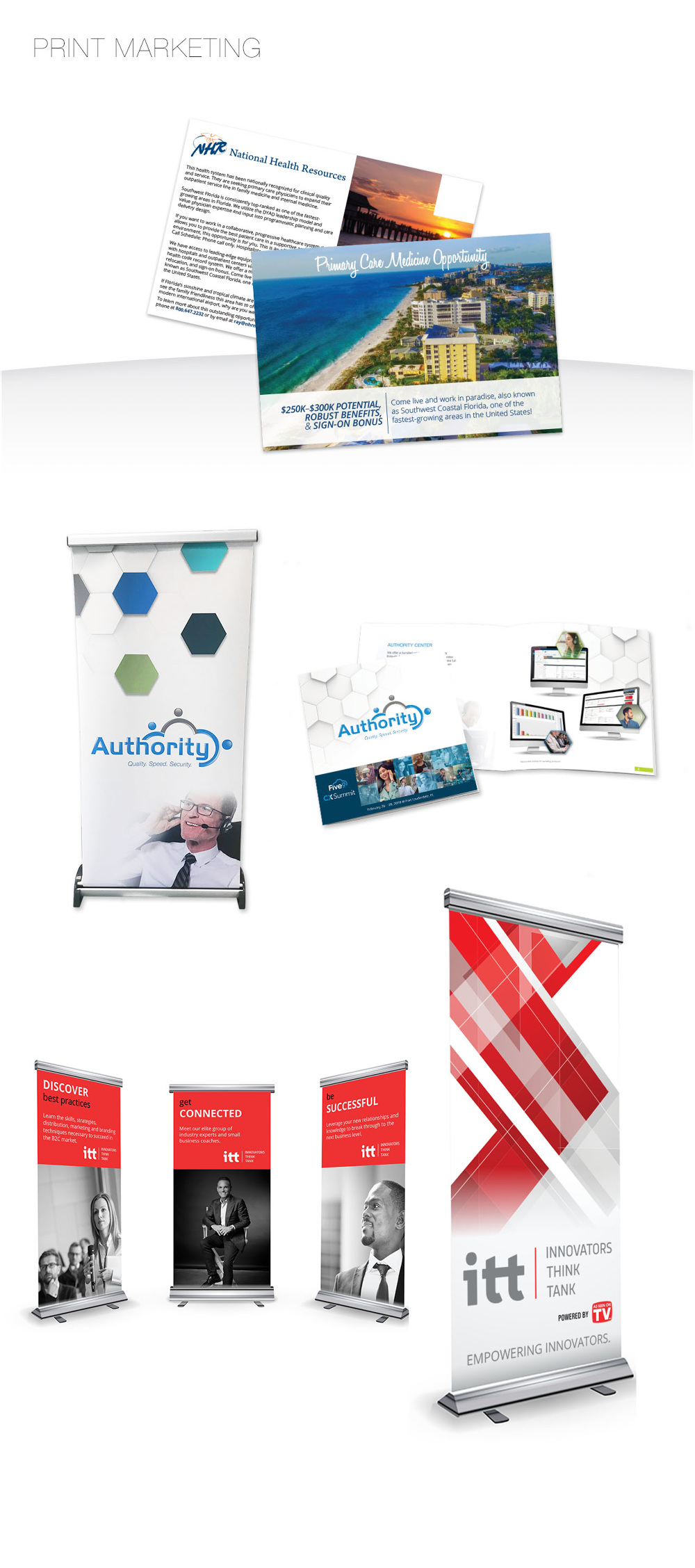 Print Marketing Materials - James Combs Designs