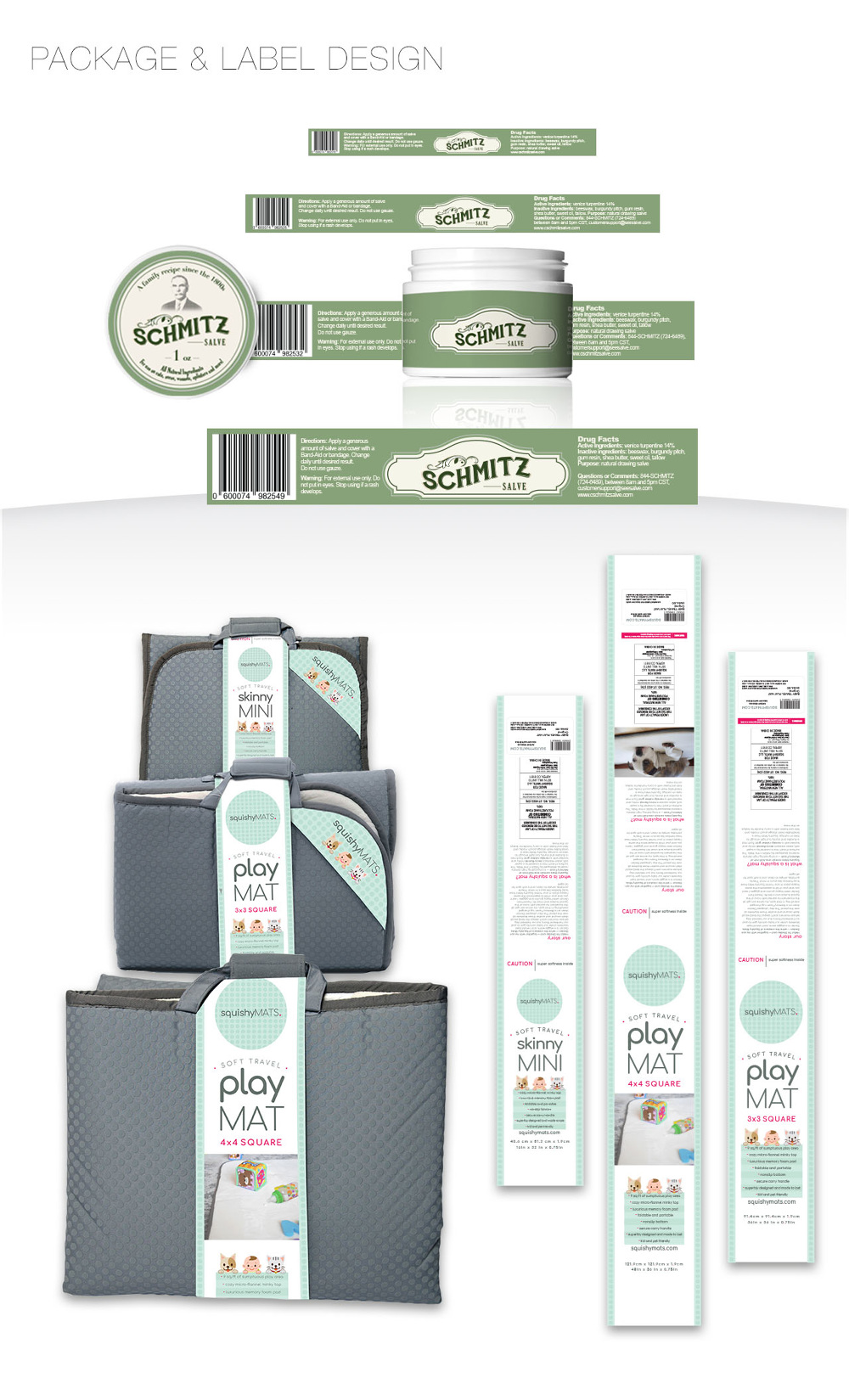 Package & Label Design - James Combs Designs