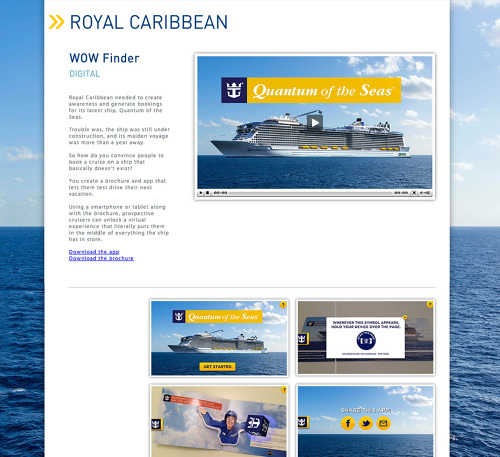 Cannes Awards Digital Project Submission Pages - David Martinez - Portfolio