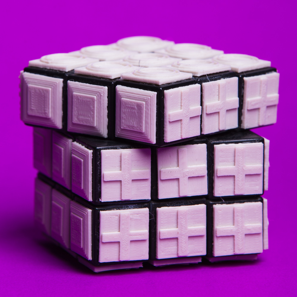 Textured Rubik's Cube (2015) - Vicente Gascó