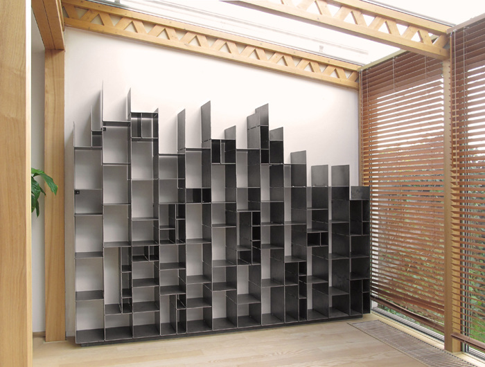 Steel bookcase - svetlanalkozhenov.com