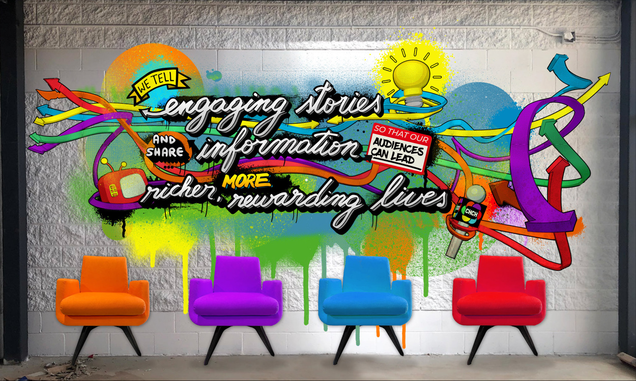 Lobby Mural for 4 Innovation Drive - Juan Bonilla