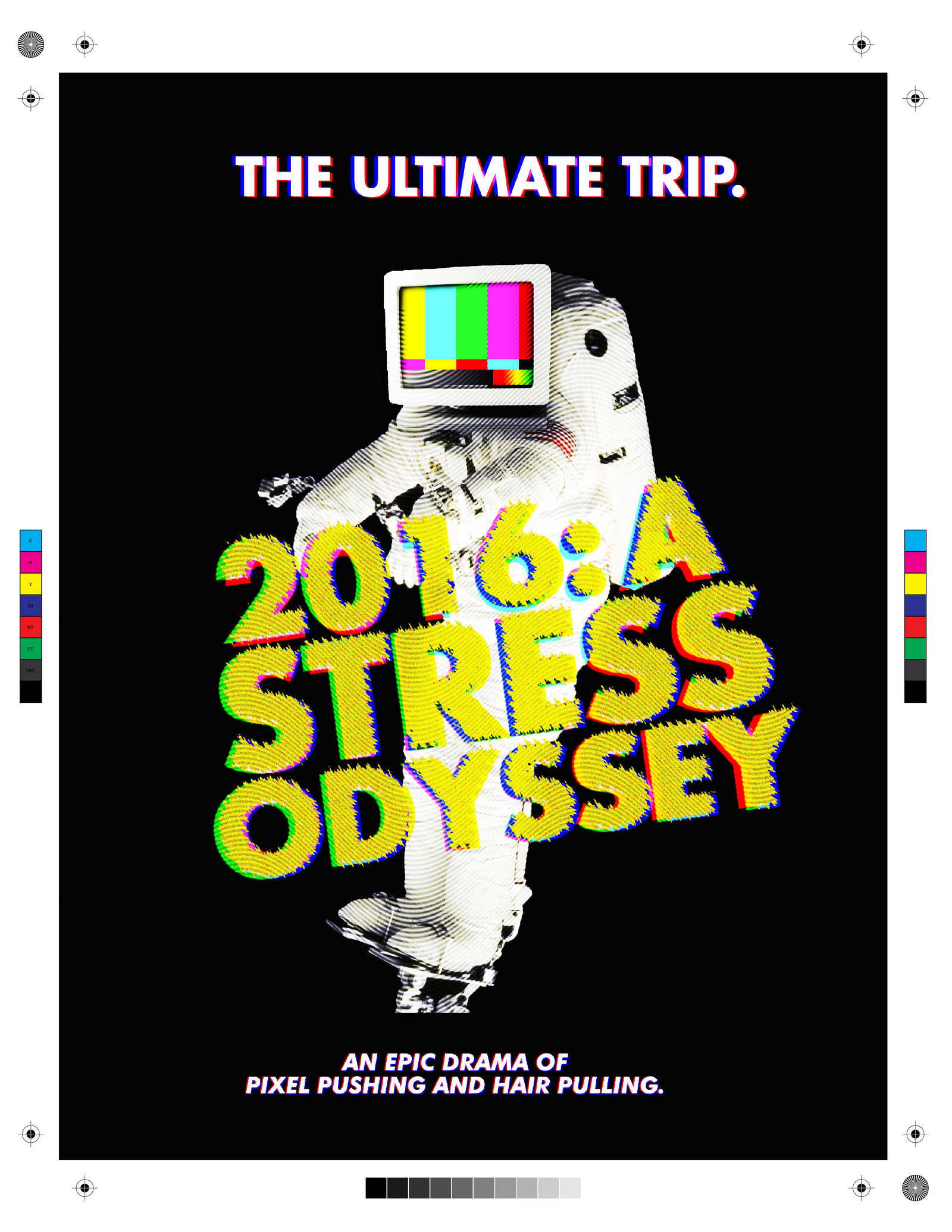 Stress Odyssey Book Cover - Yellow Bird Visuals