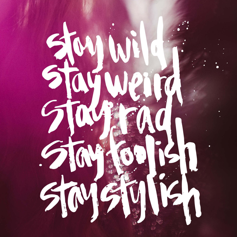 Miscellaneous Hand Lettering + Typography + Collage - Yellow Bird Visuals