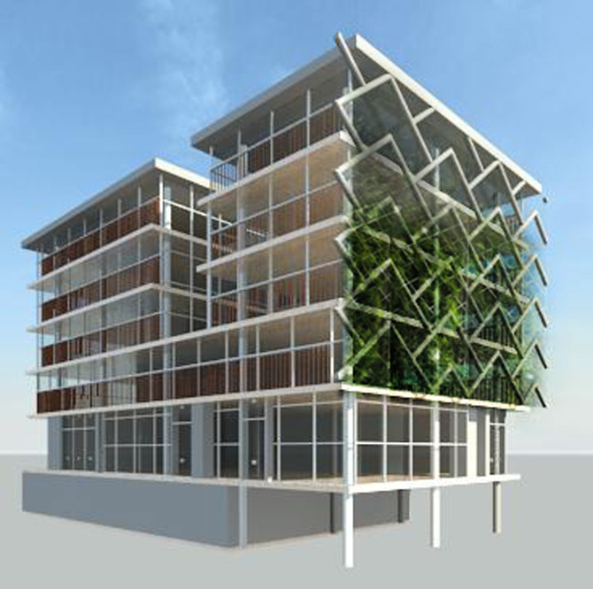 Green facade - Geman Wu