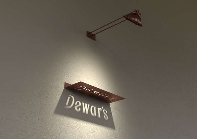 Dewar's signage - lara younes