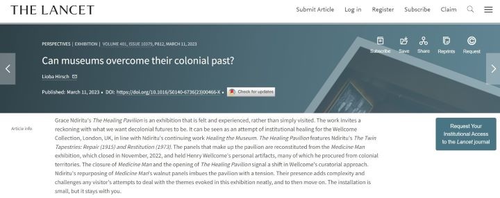 The Lancet (2023) - Grace Ndiritu