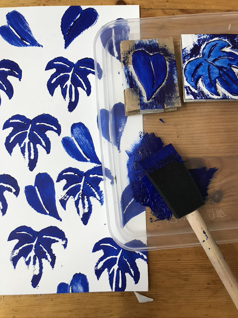 Printmaking with everyday objects - rachelmcgivern.co.uk