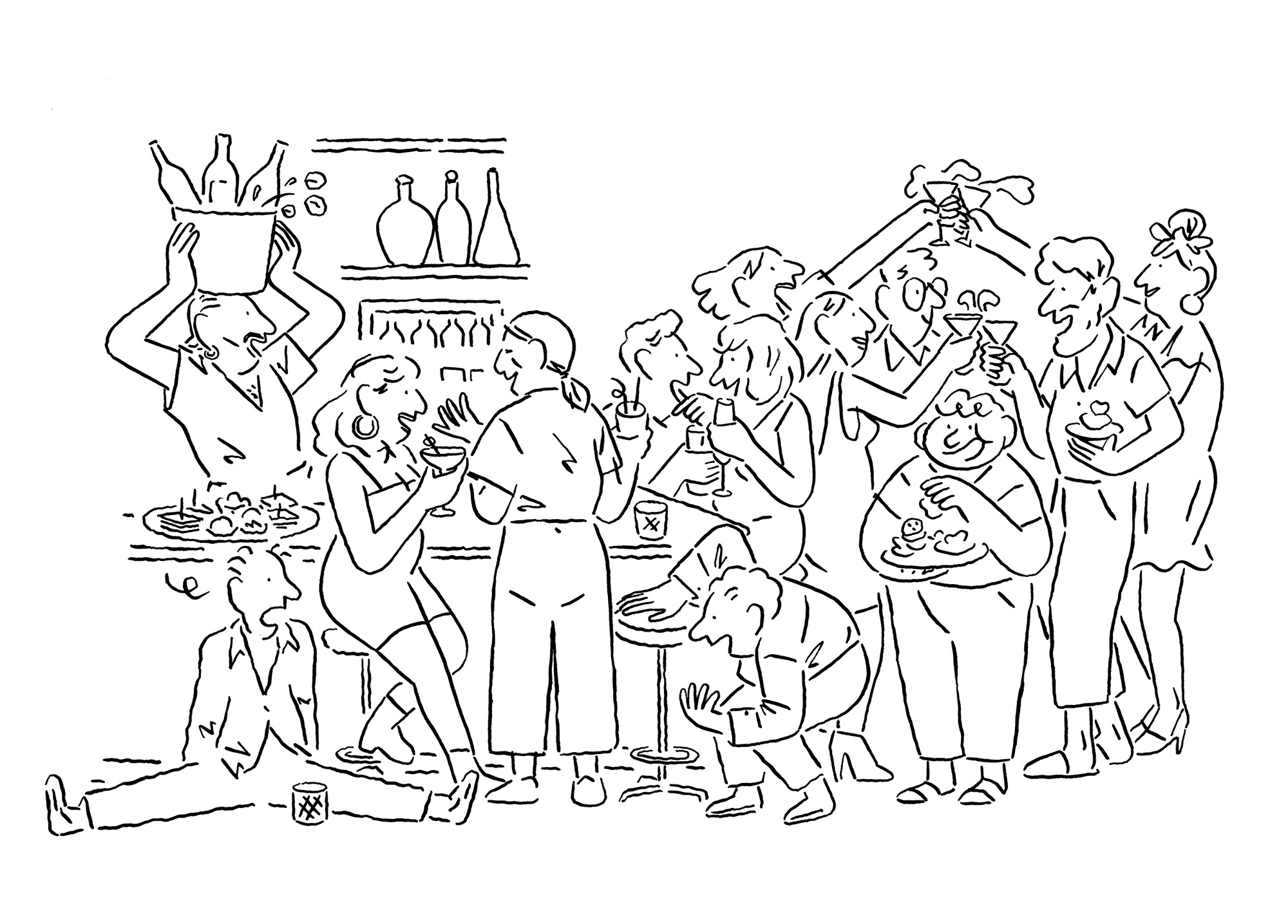 Hoxton Menu - Gwendal Le Bec - Illustration