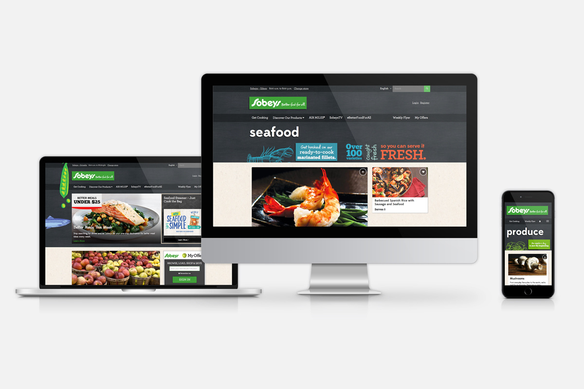 SOBEYS BRAND & STORE REDESIGN - Re design + art direction