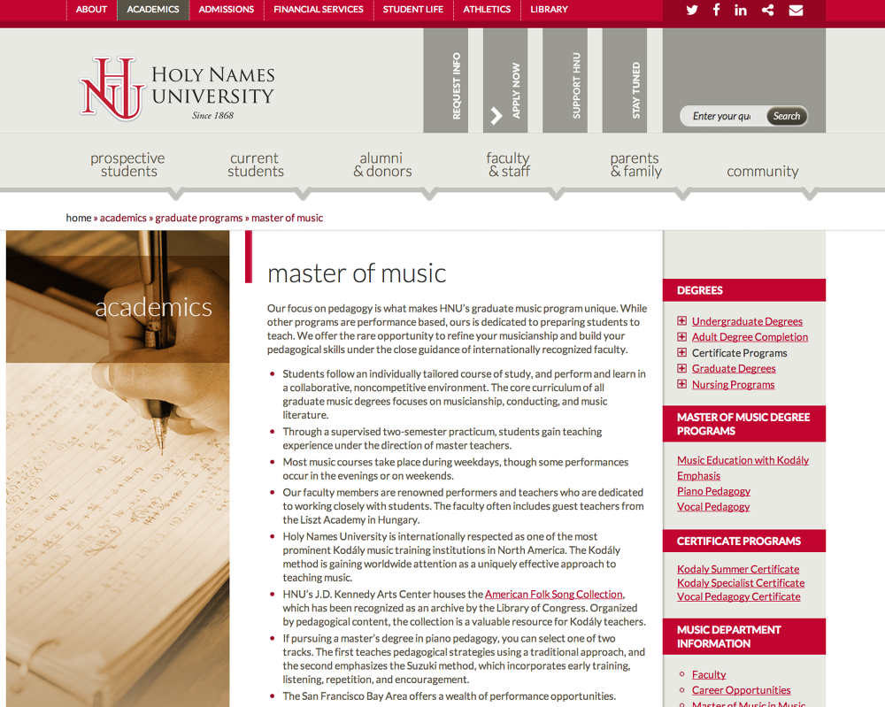 Holy Names University - Amy Berkowitz