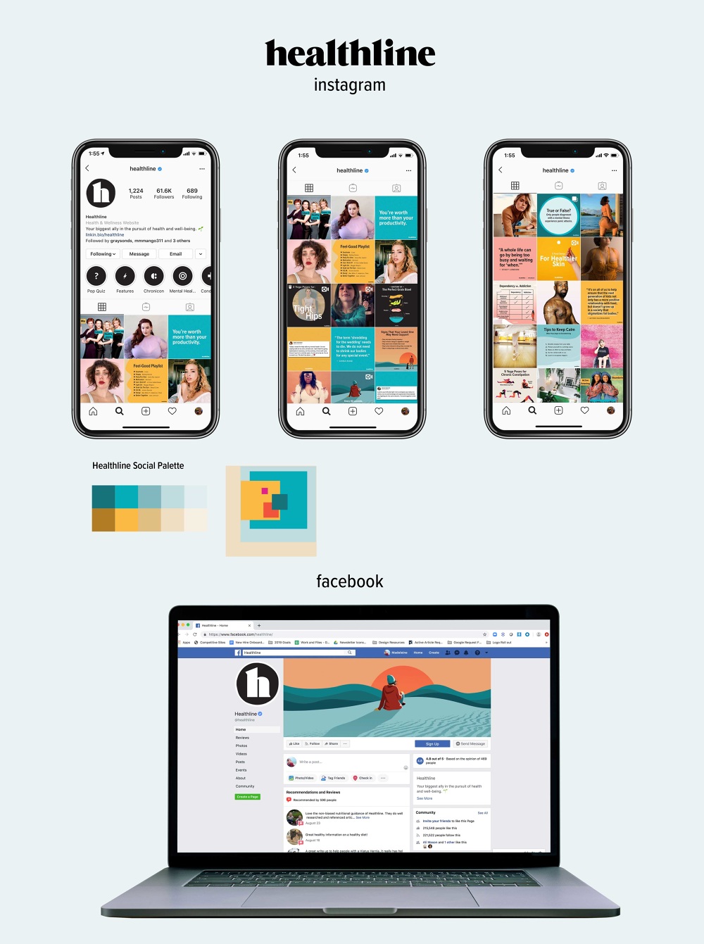 Healthline.com - Madeleine James Design