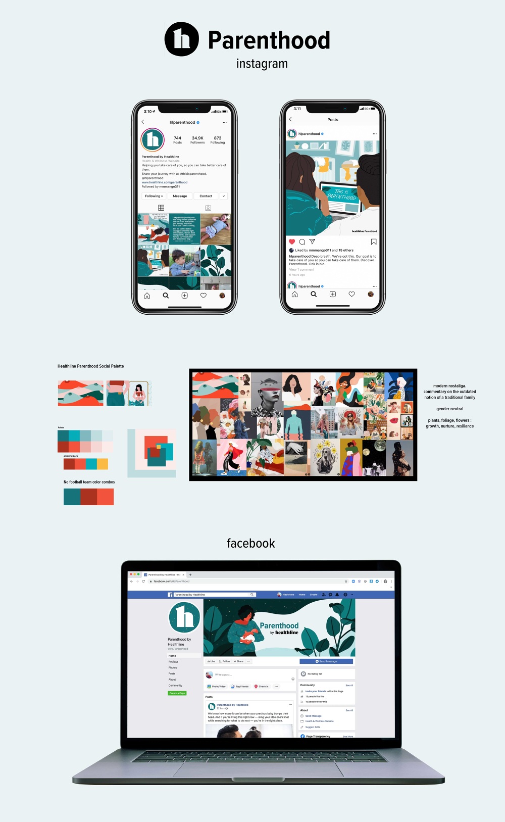 Healthline Parenthood - Madeleine James Design