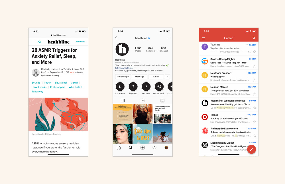 Healthline Media: Overview - Madeleine James Design