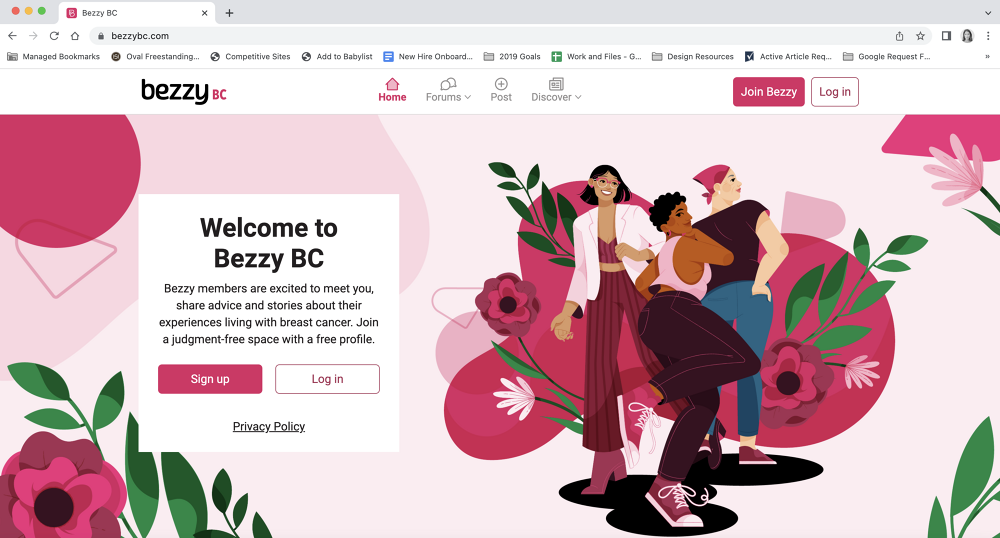Bezzy App Platform - Madeleine James Design
