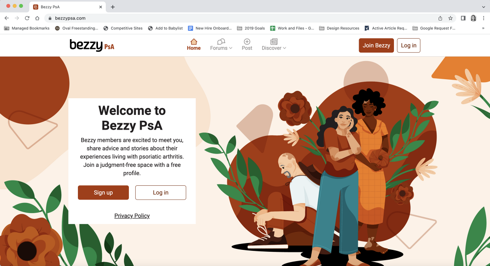 Bezzy App Platform - Madeleine James Design