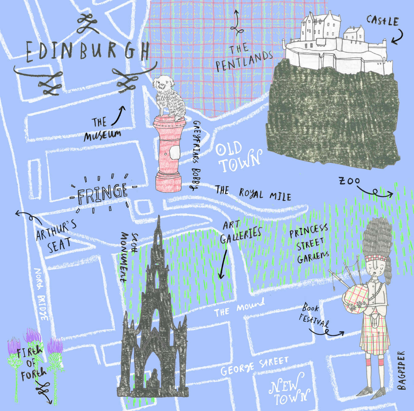 Illustrated Map - anna doherty illustration