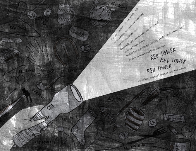 Five Fall Into Adventure - anna doherty illustration