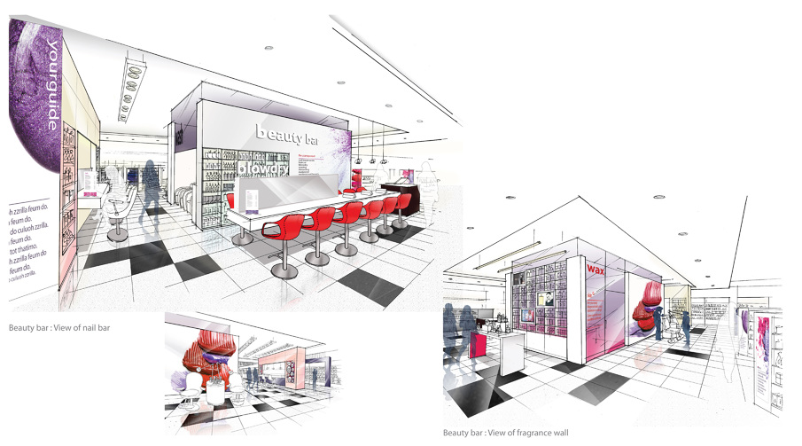 Health & Beauty World Tesco Extra - Bluela Designs