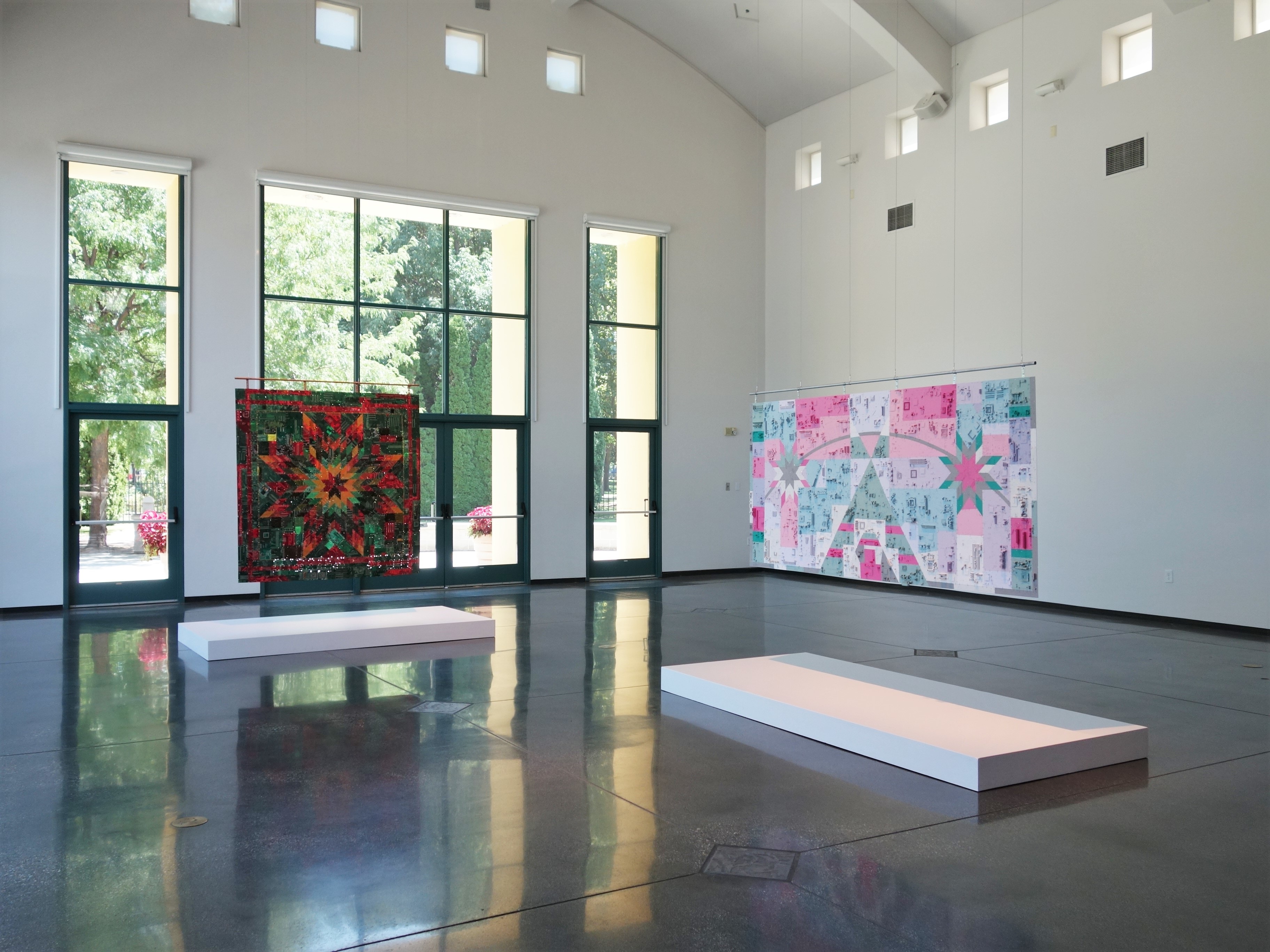 circuitboard quilts - Wally Dion