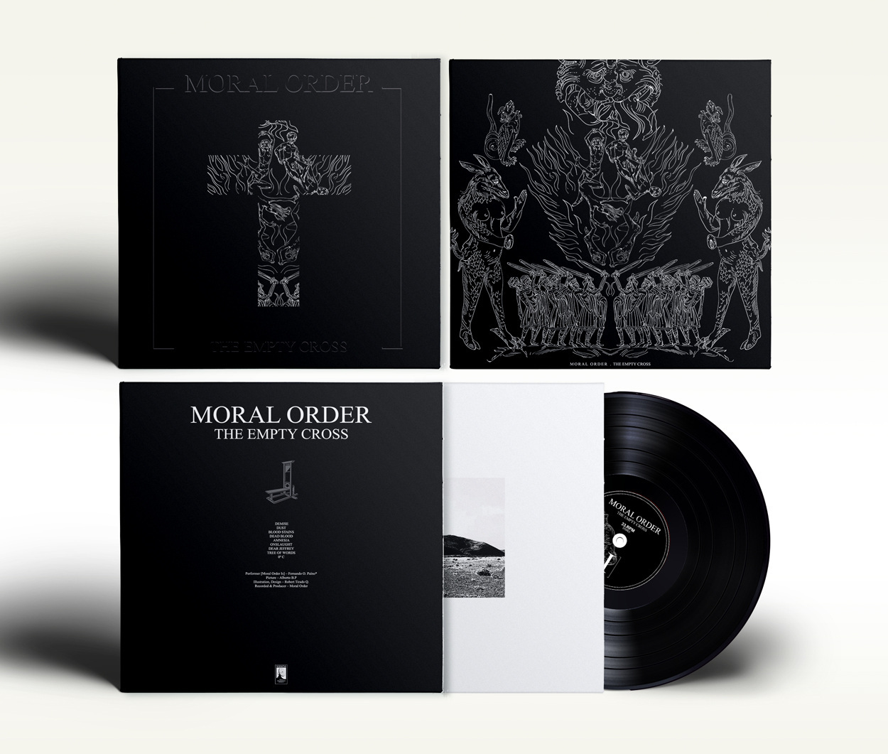 MORAL ORDER_ VINYL RECORD - roberttiradoart