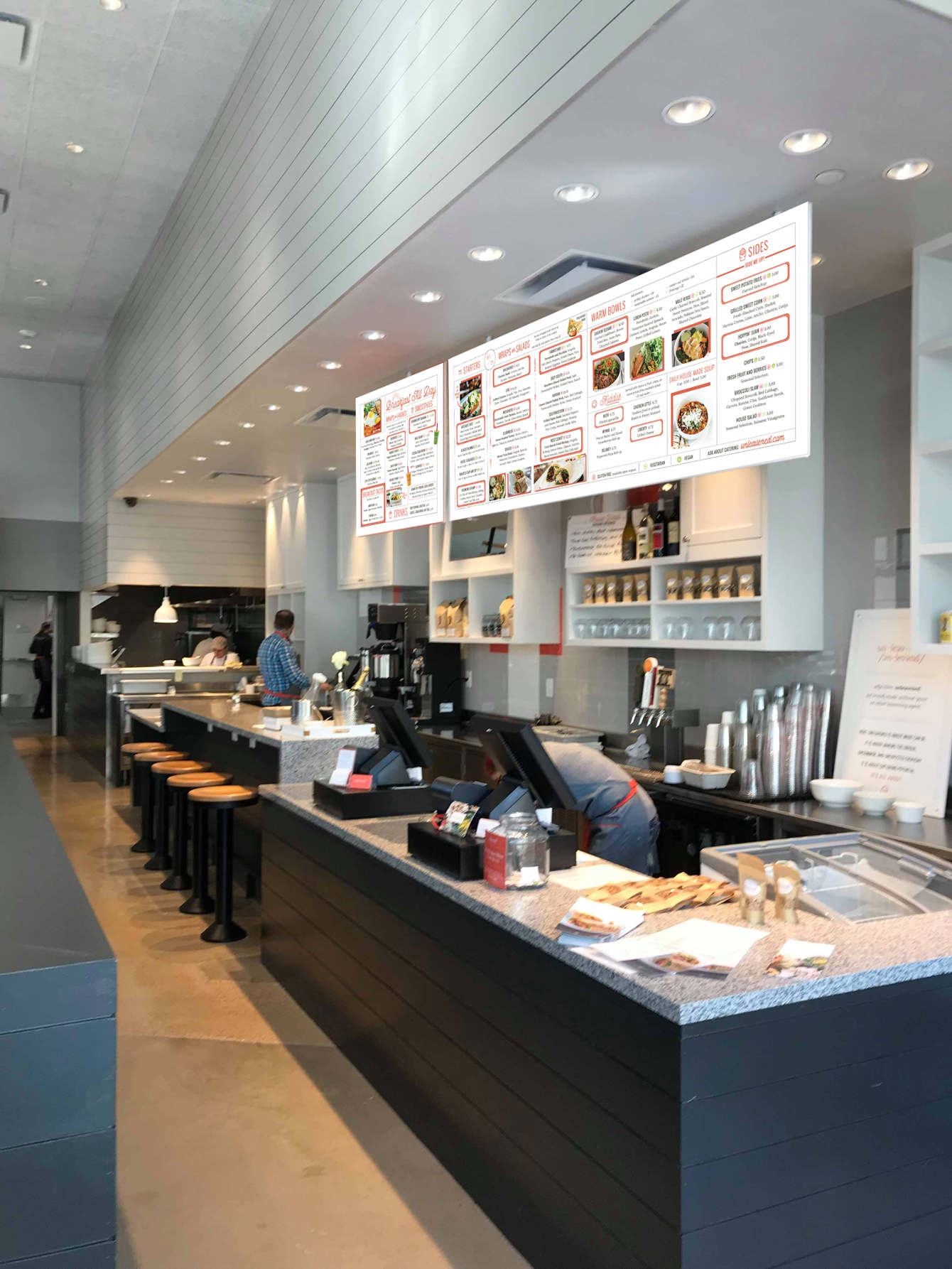 Unleavened Fresh Kitchen Menu Refresh 2019 - Candice Brooke Graphic ...