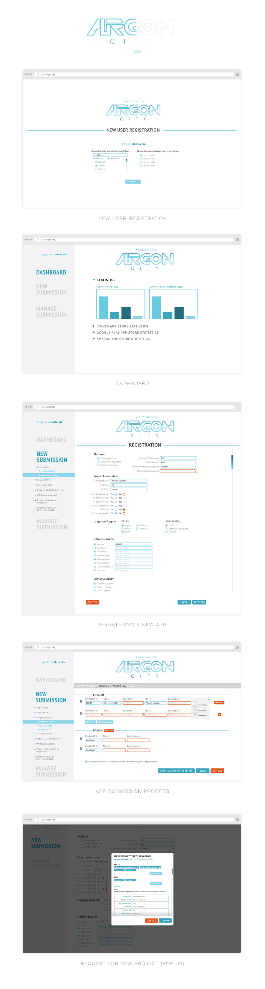 Argon City: Logo & Website - The Portfolio of Shelley Xia