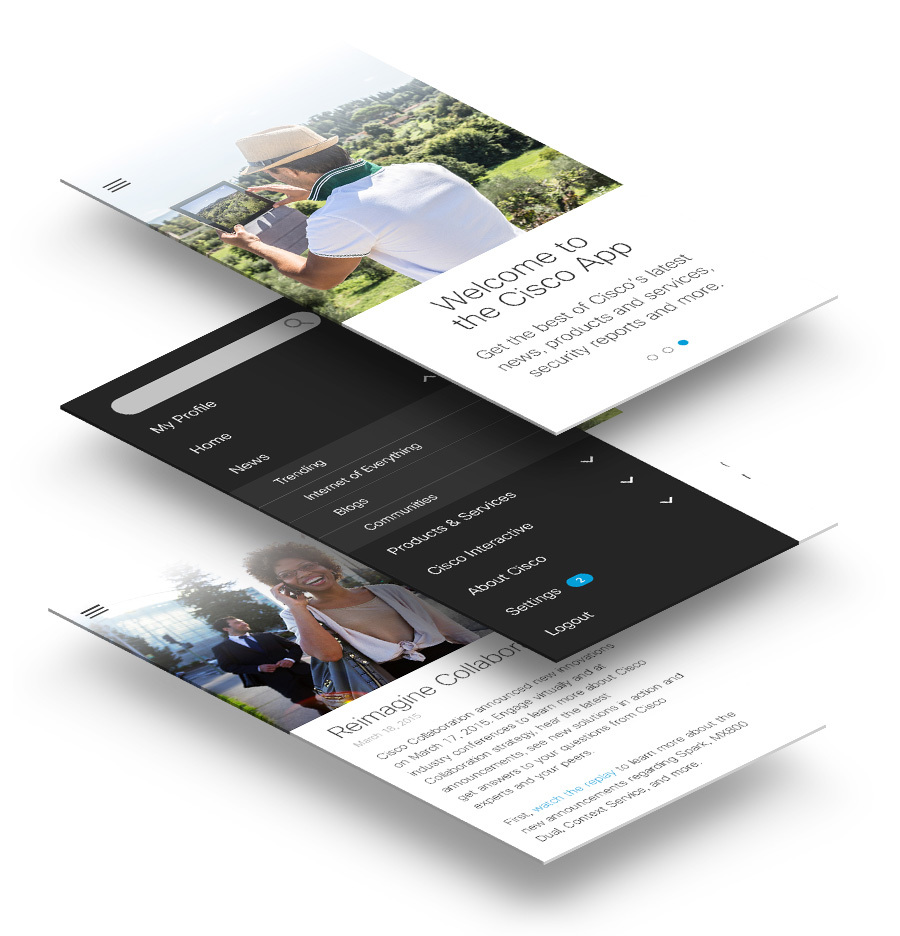 Cisco: Mobile App Redesign - The Portfolio of Shelley Xia