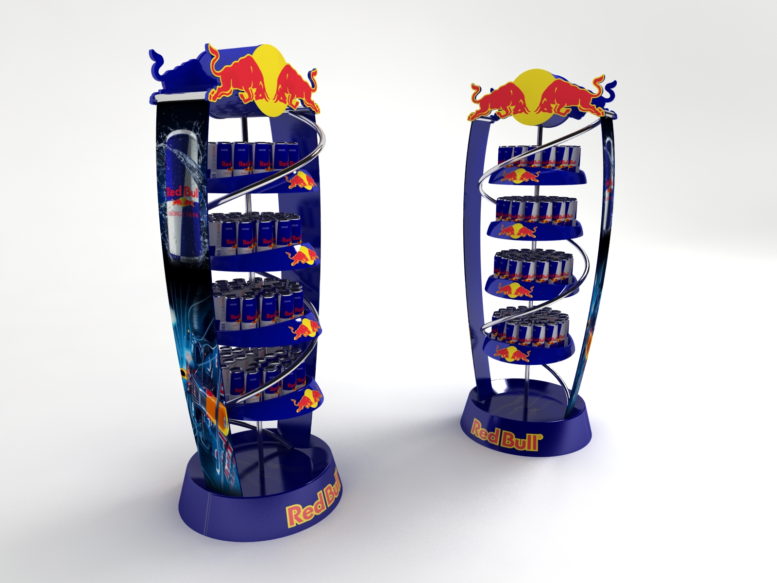 Red Bull / Floor Stand - Diego Otero, Design + Consulting