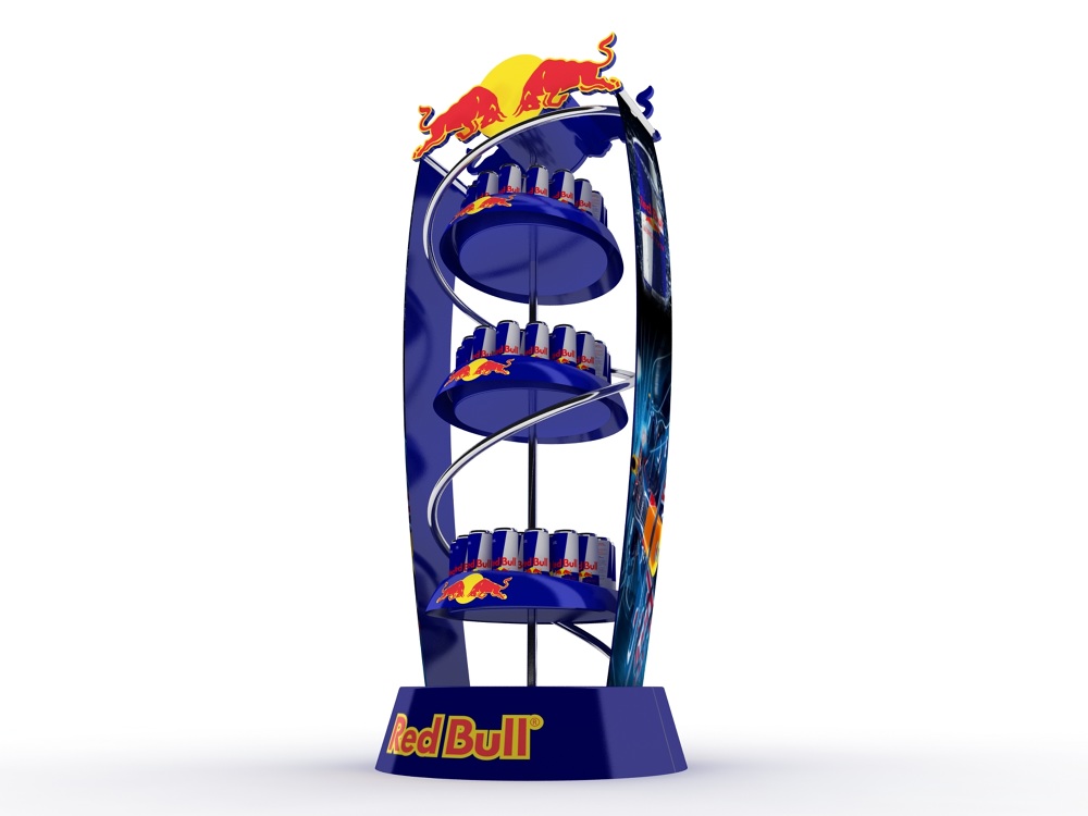 Red Bull / Floor Stand - Diego Otero, Design + Consulting