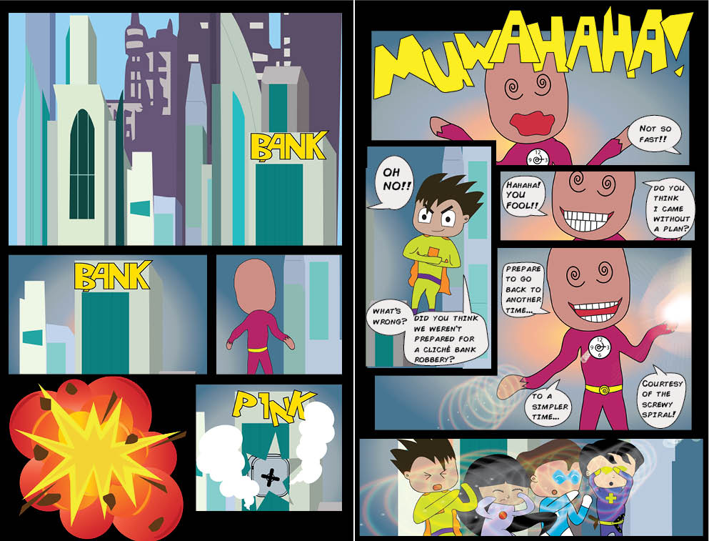 Shape Comic Book - Alex Sierra Designs