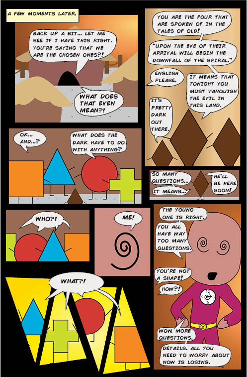 Shape Comic Book - Alex Sierra Designs