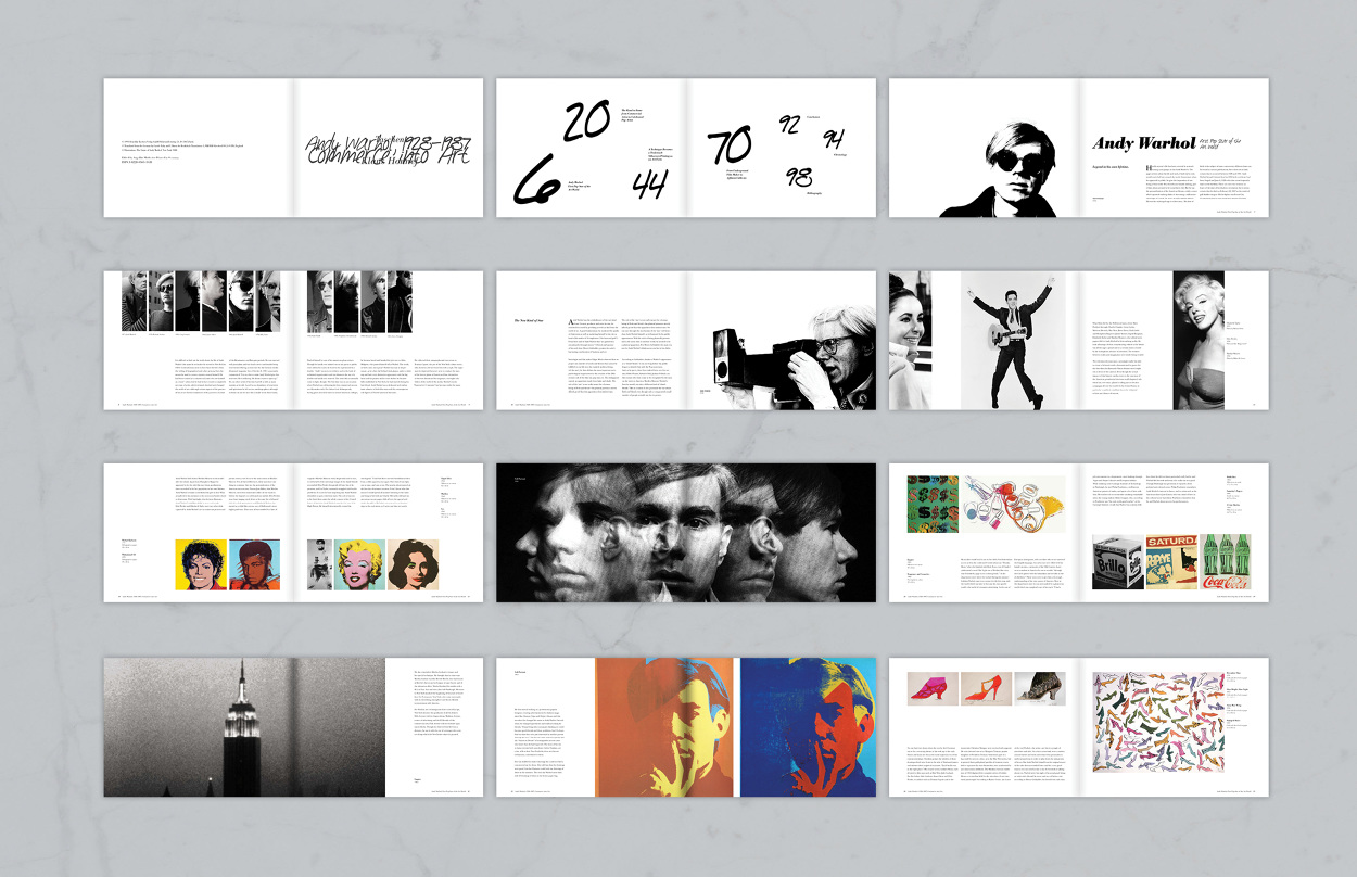 Andy Warhol Book Design - Hojong Lee