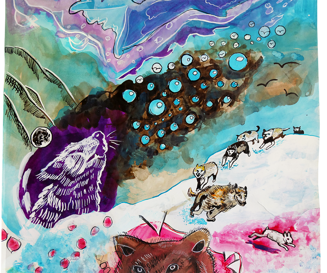 Ink Scroll - Roseli Gonzalez