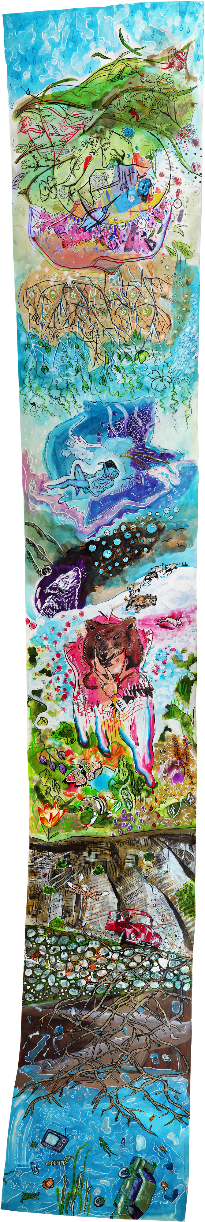 Ink Scroll - Roseli Gonzalez