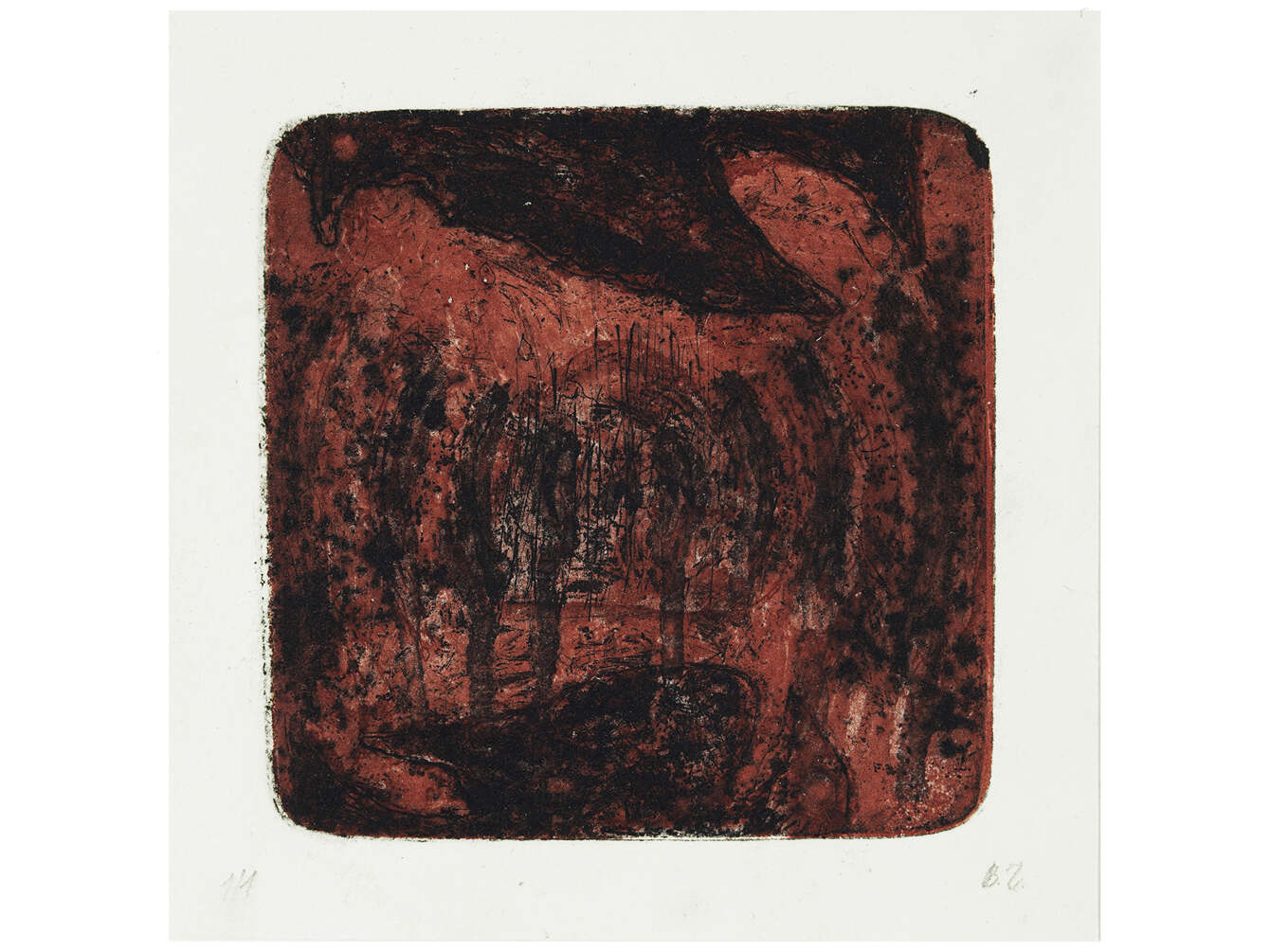 2020 Stone, etching - Vladimir Chernyshev